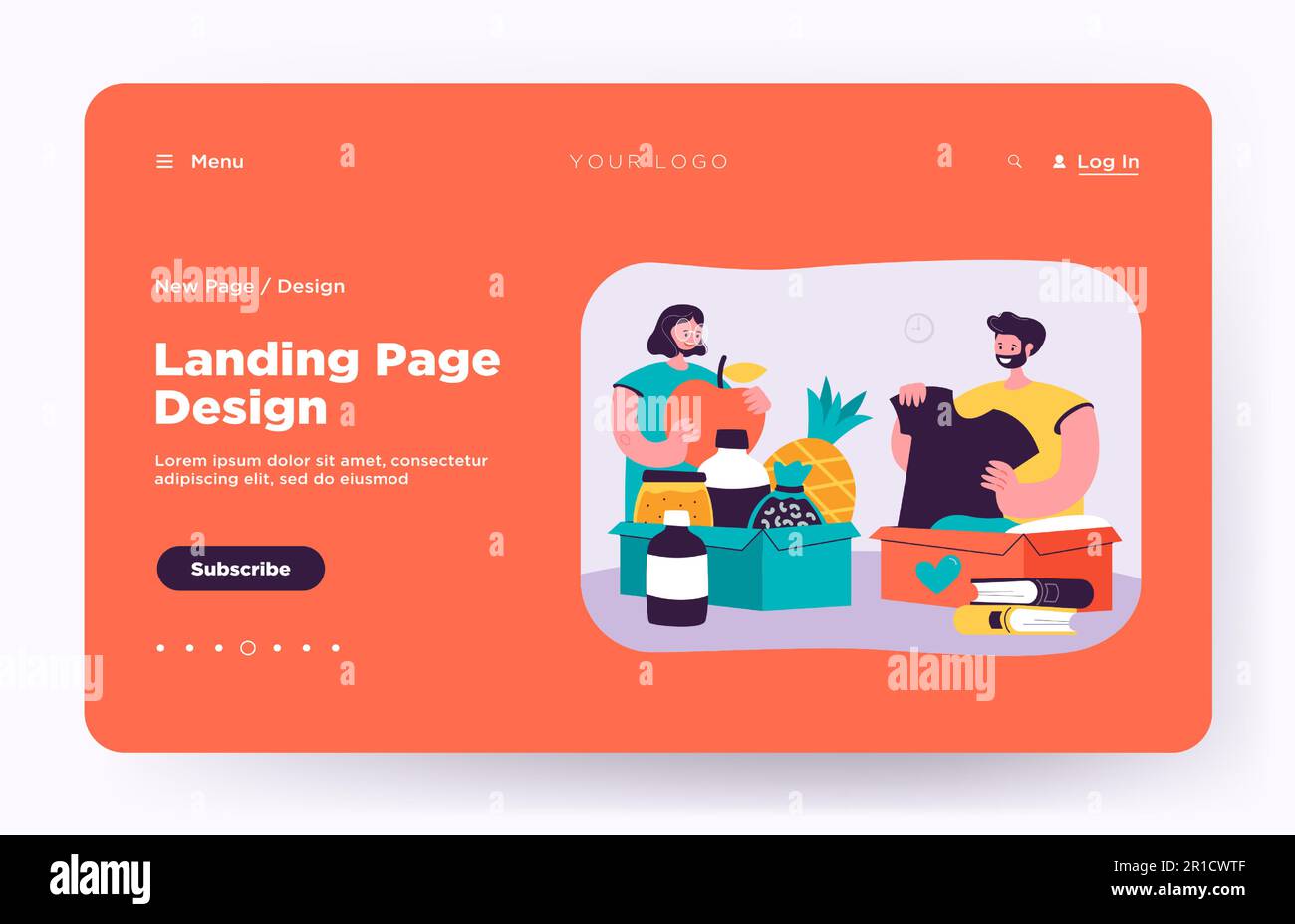 Giving food children Cut Out Stock Images & Pictures - Alamy