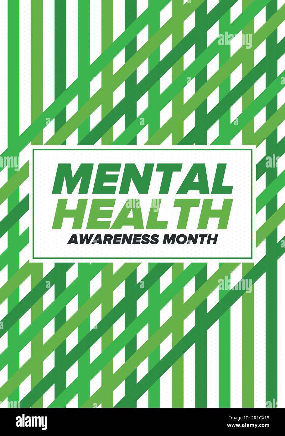 Mental Health Awareness Month in May. Raising awareness of mental ...