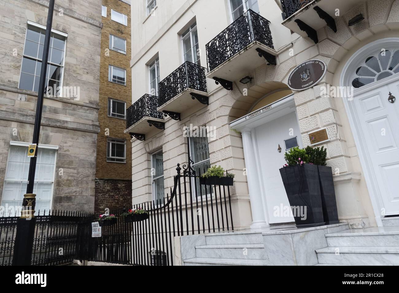 Namibian High Commission building in London UK Stock Photo - Alamy