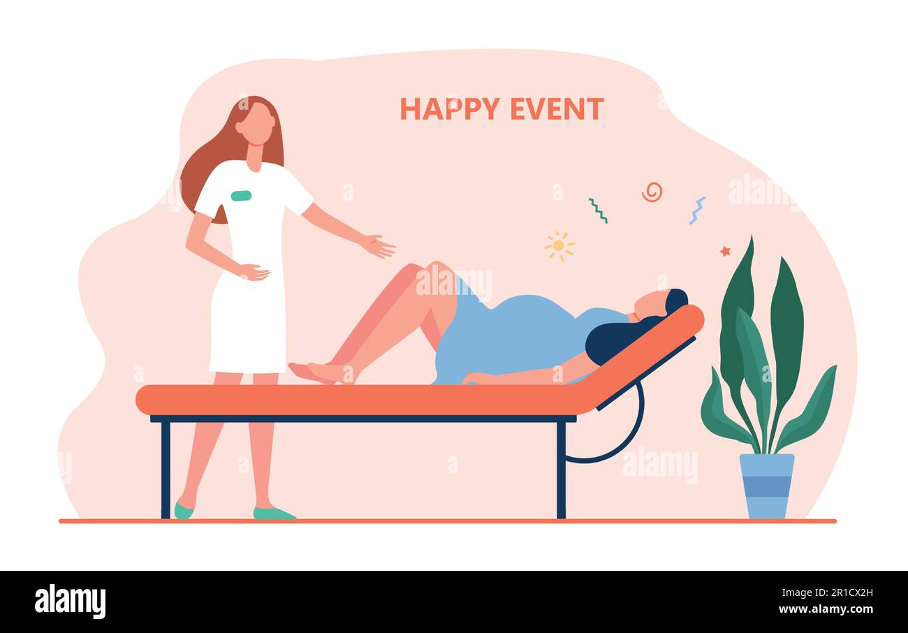 Woman giving birth Cut Out Stock Images & Pictures - Alamy