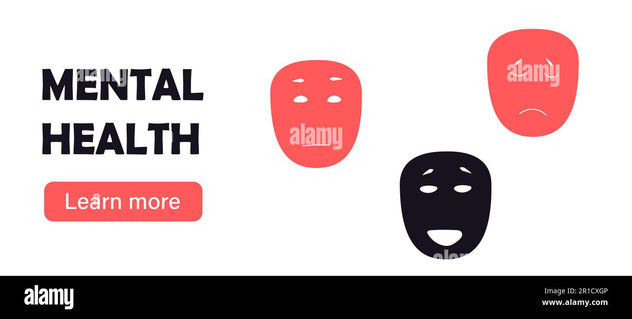 Duality in man. Illustration of the problem with human mentality ...