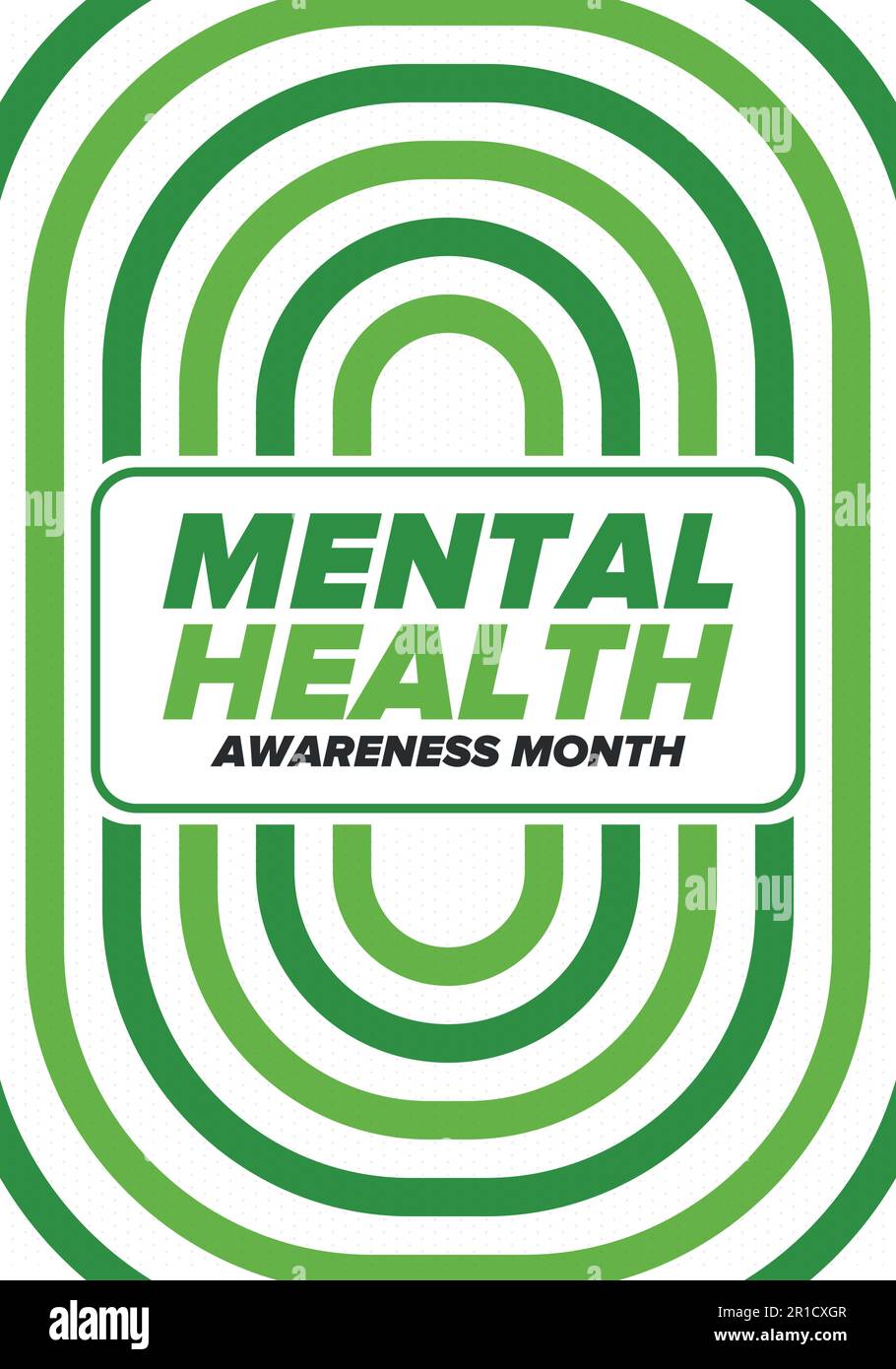Mental Health Awareness Month in May. Raising awareness of mental ...