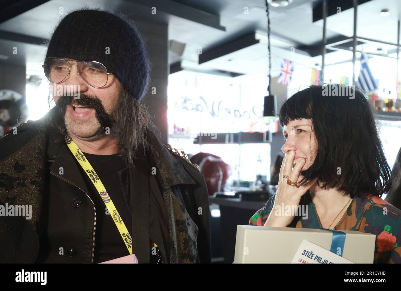 Liverpool, UK. 13th May, 2023. Let 3 member Damir Martinovic Mrle with ...