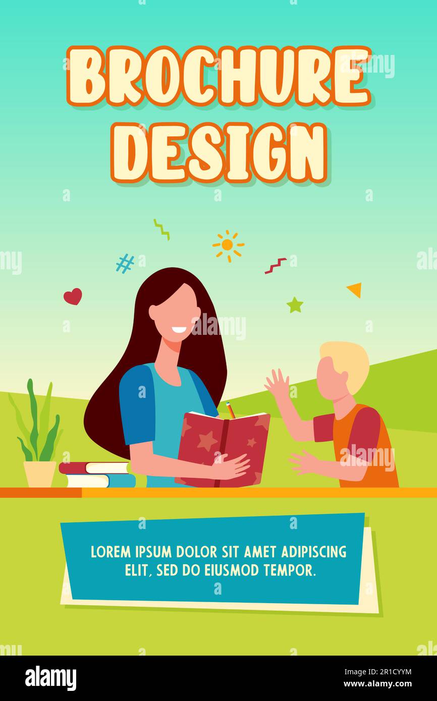 Mother helping kid with study Stock Vector Image & Art - Alamy