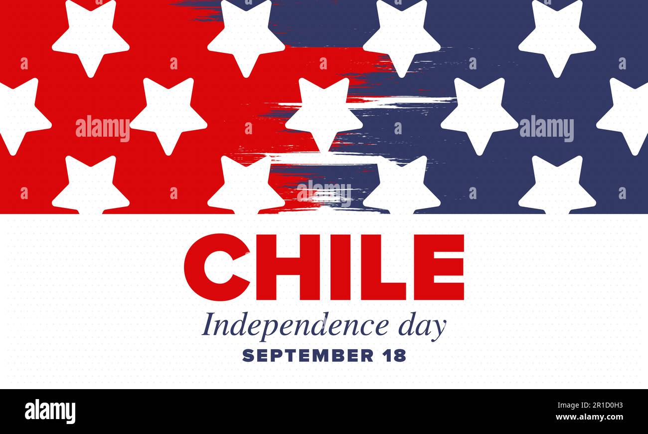 Chile Independence Day. Happy national holiday Fiestas Patrias. Freedom ...