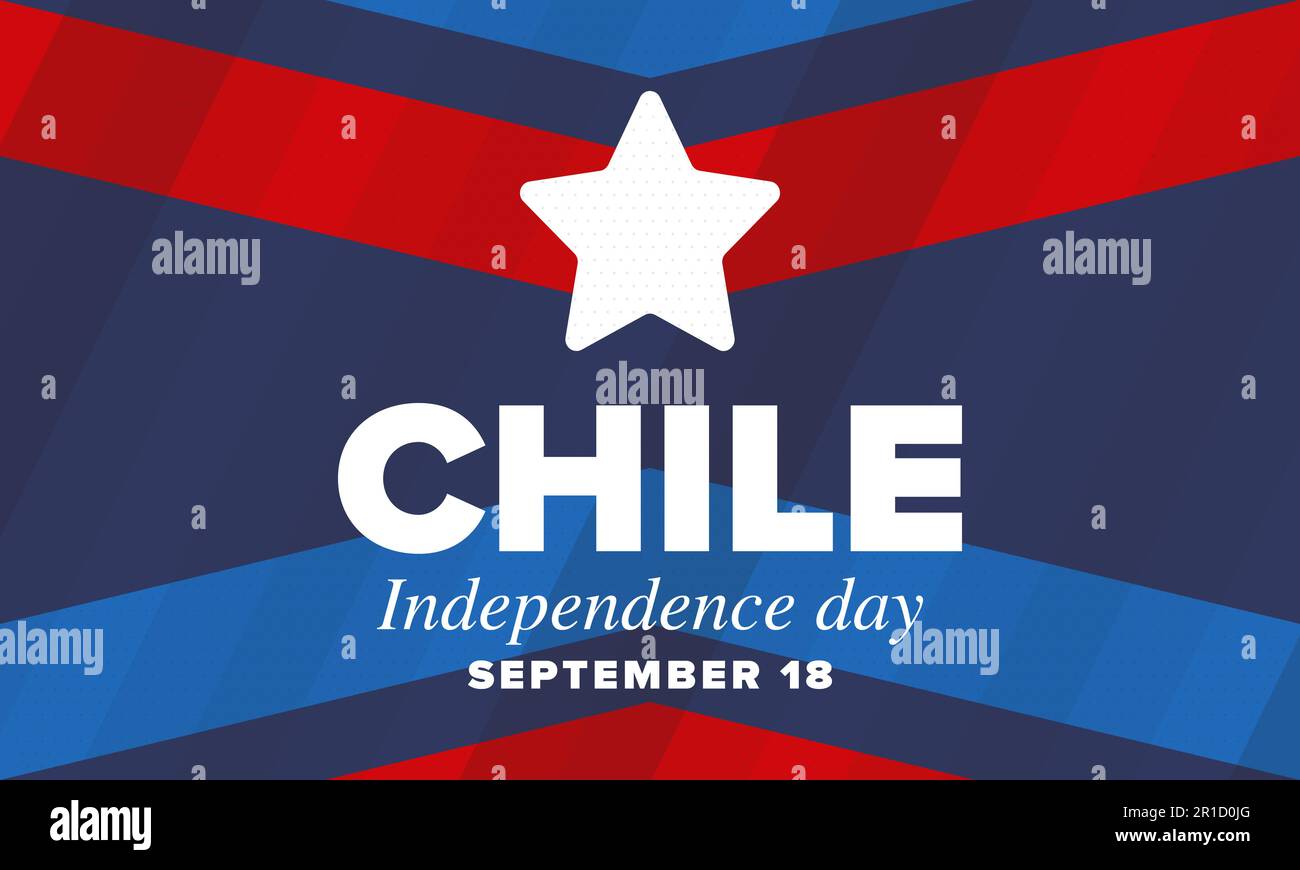 Chile Independence Day. Happy national holiday Fiestas Patrias. Freedom ...
