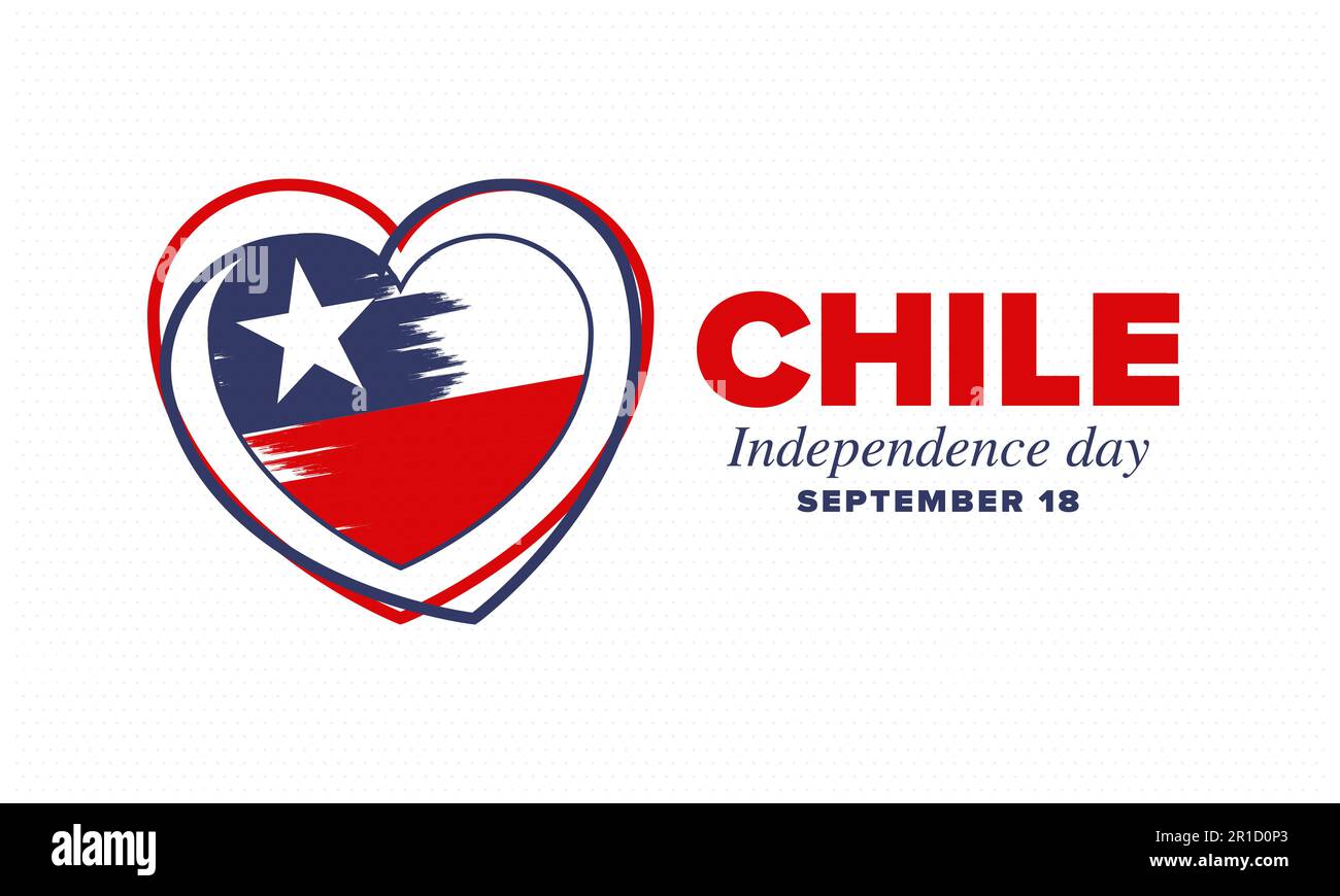Chile Independence Day. Happy national holiday Fiestas Patrias. Freedom ...