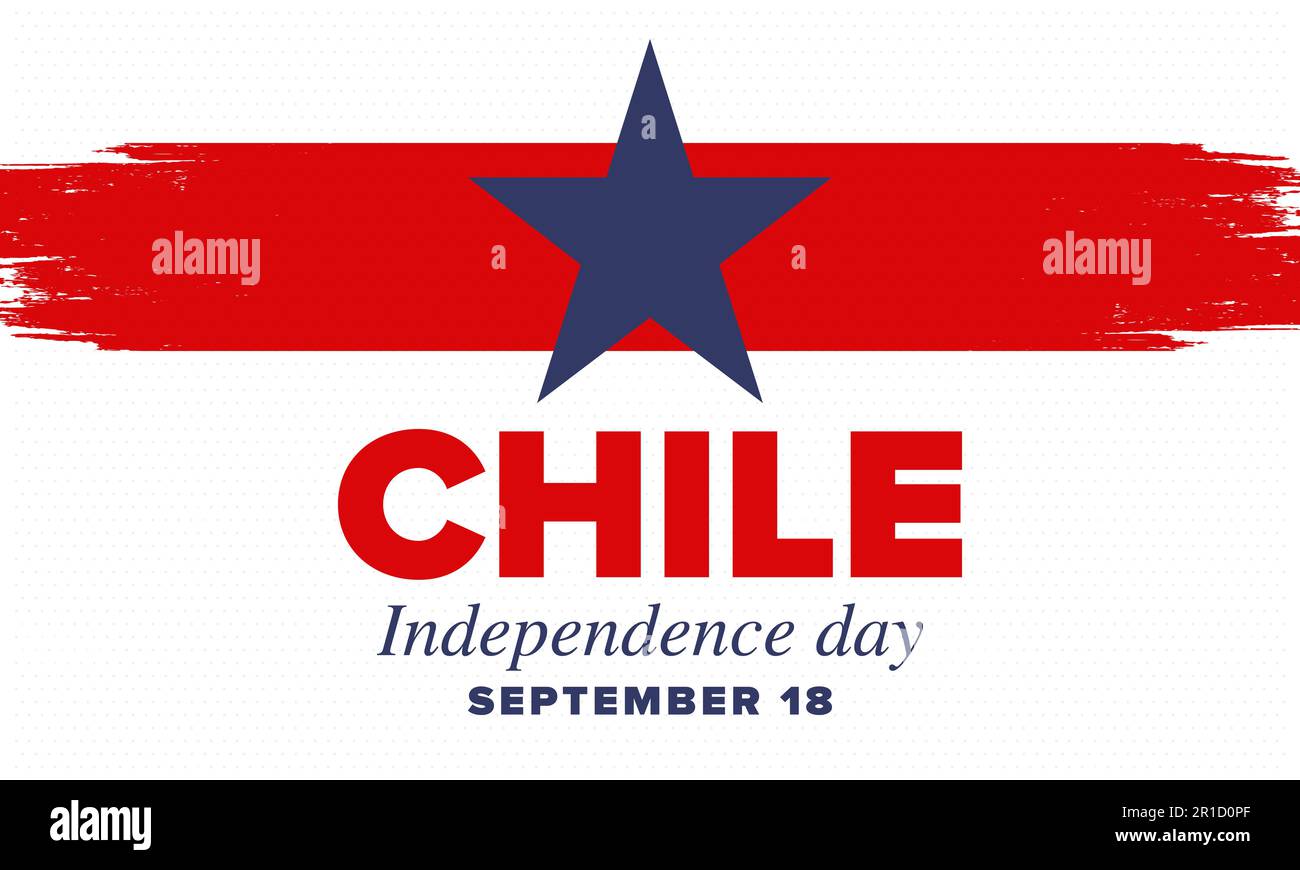 Chile Independence Day. Happy national holiday Fiestas Patrias. Freedom ...