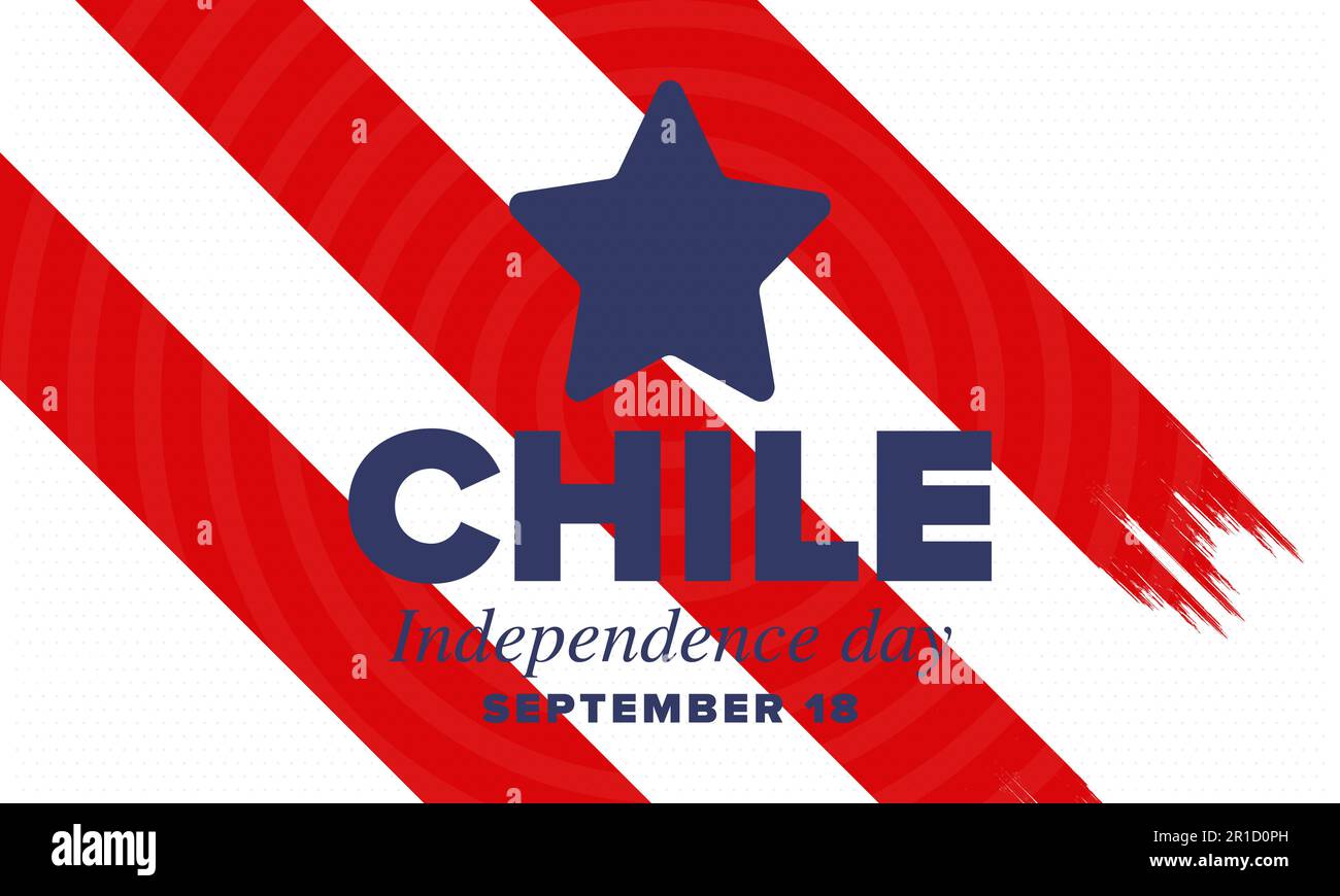 Chile Independence Day. Happy national holiday Fiestas Patrias. Freedom ...