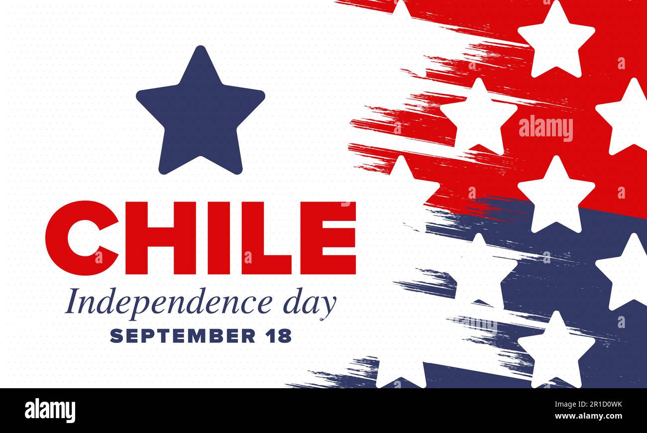 Chile Independence Day. Happy national holiday Fiestas Patrias. Freedom ...