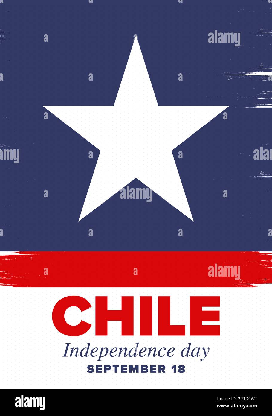 Chile Independence Day. Happy national holiday Fiestas Patrias. Freedom ...