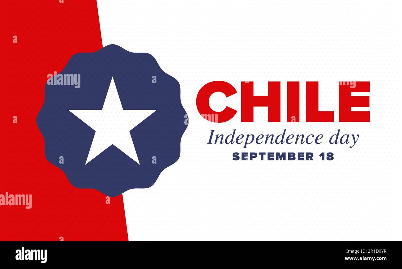 Chile Independence Day. Happy national holiday Fiestas Patrias. Freedom ...
