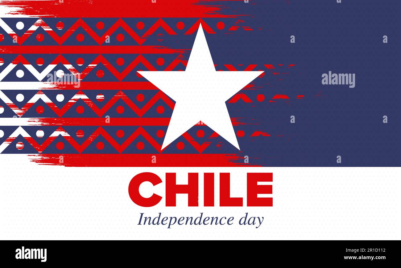 Chile Independence Day. Happy national holiday Fiestas Patrias. Freedom ...