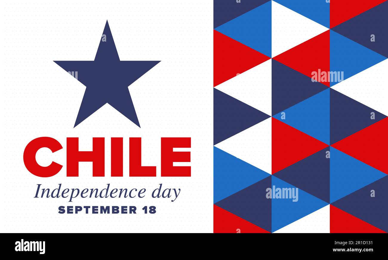 Chile Independence Day. Happy national holiday Fiestas Patrias. Freedom ...