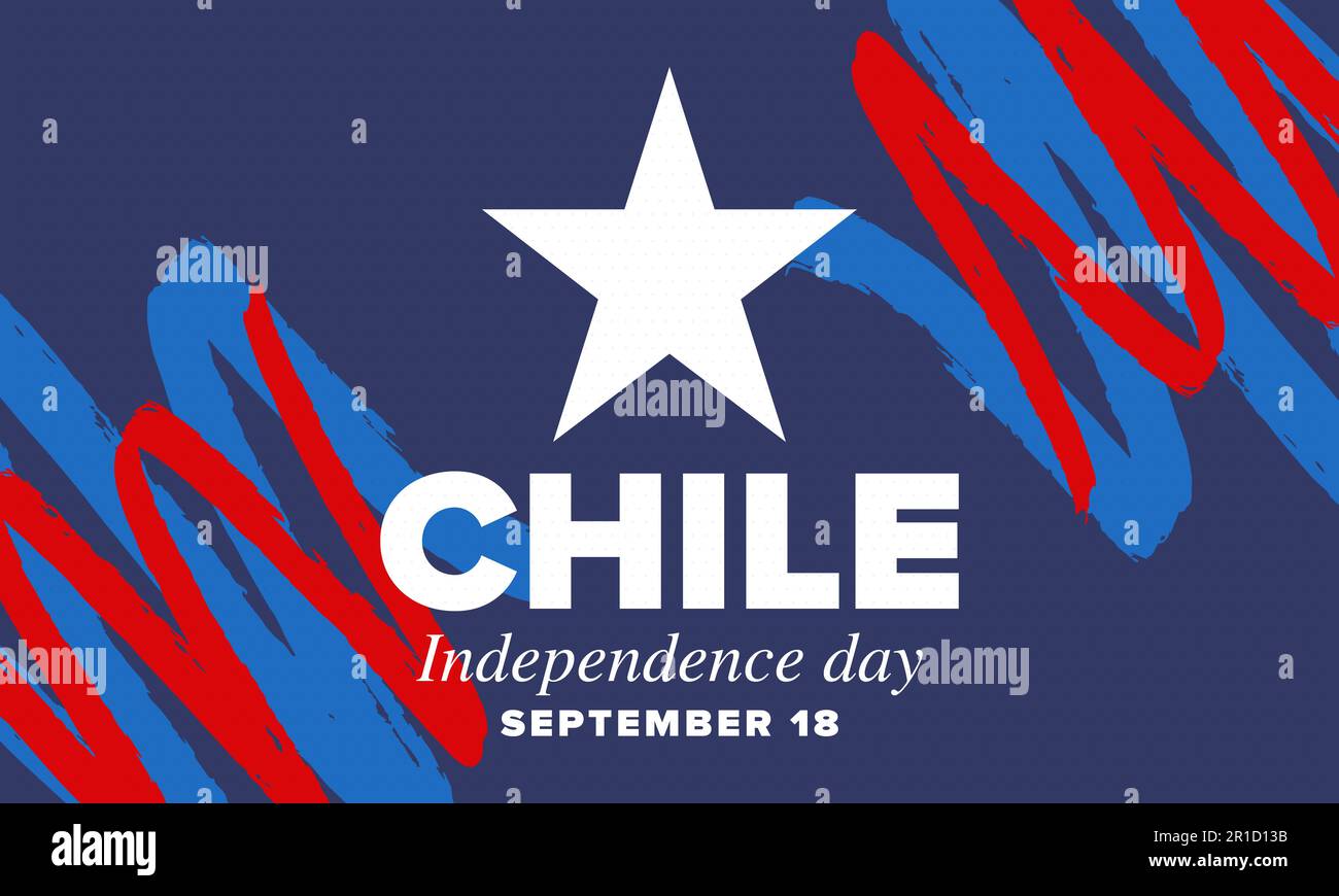 Chile Independence Day. Happy national holiday Fiestas Patrias. Freedom ...