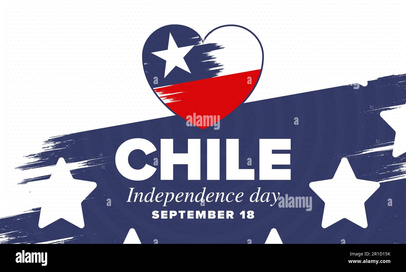 Chile Independence Day. Happy national holiday Fiestas Patrias. Freedom ...