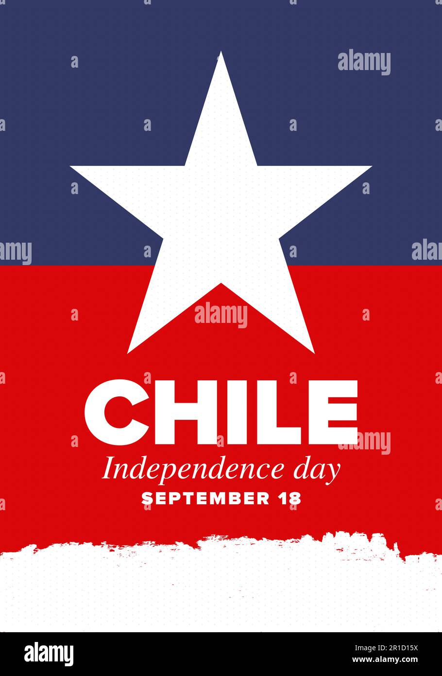 Chile Independence Day. Happy national holiday Fiestas Patrias. Freedom ...