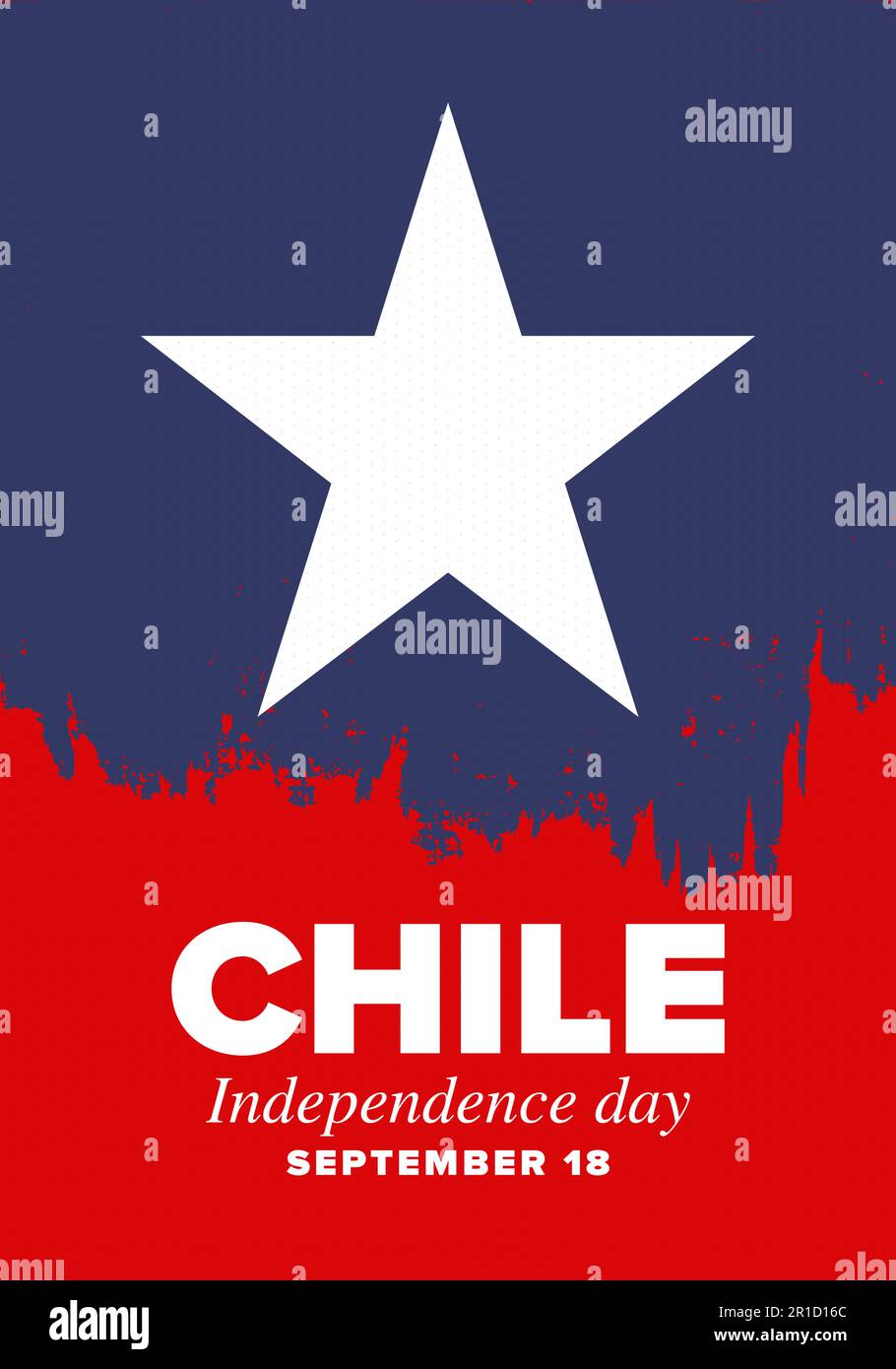 Chile Independence Day. Happy national holiday Fiestas Patrias. Freedom ...