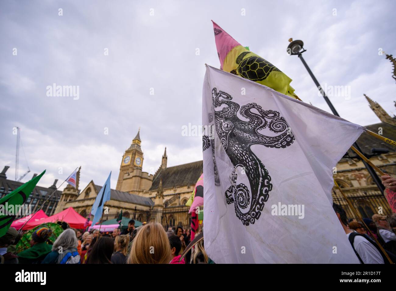LONDON - April 22, 2023: Join the XR protest march and witness the ...