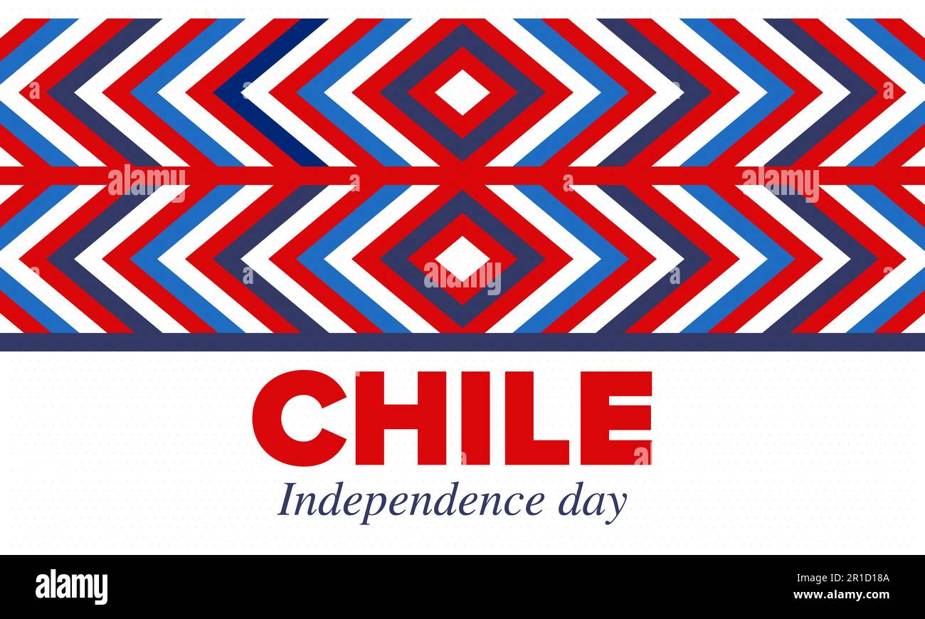 Chile Independence Day. Happy national holiday Fiestas Patrias. Freedom ...