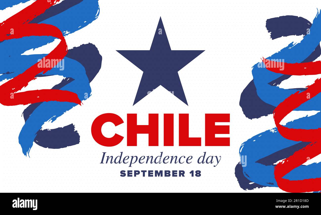 Chile Independence Day. Happy national holiday Fiestas Patrias. Freedom ...