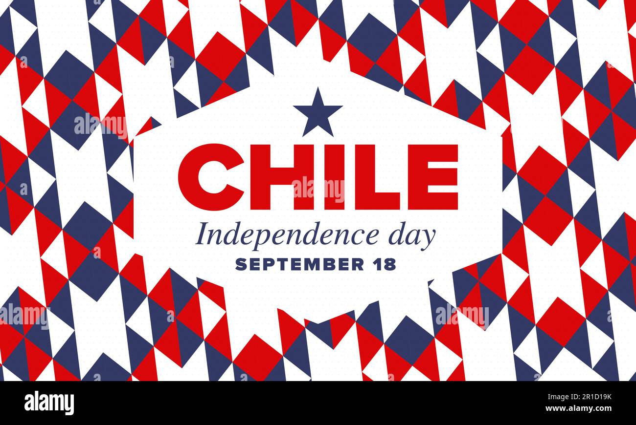 Chile Independence Day. Happy national holiday Fiestas Patrias. Freedom ...