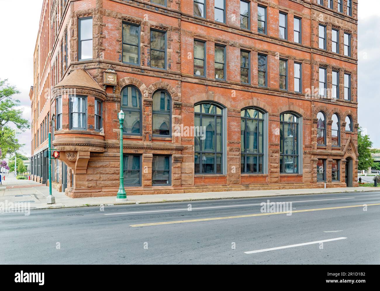 Red brick and stone Third National Bank Building, aka Community Chest ...