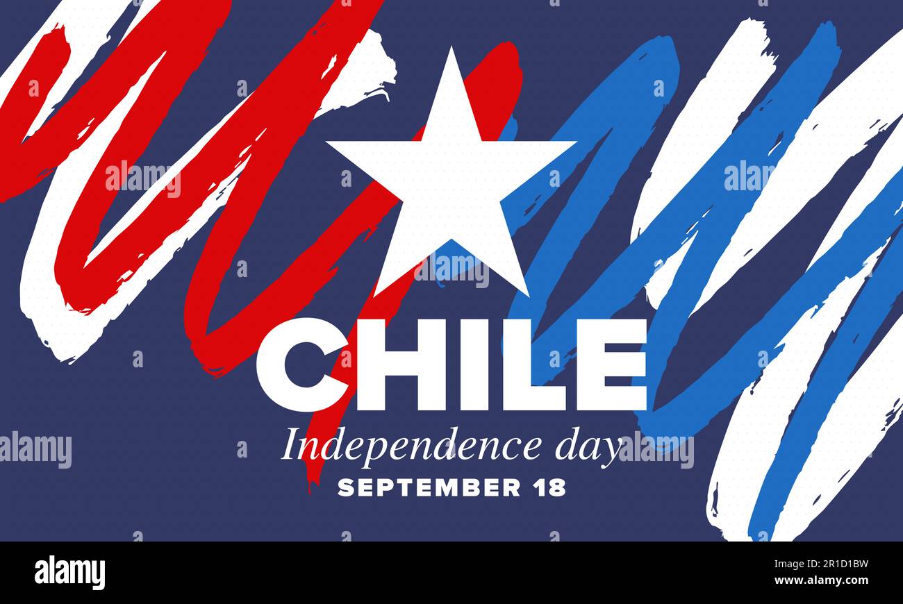 Chile Independence Day. Happy national holiday Fiestas Patrias. Freedom ...
