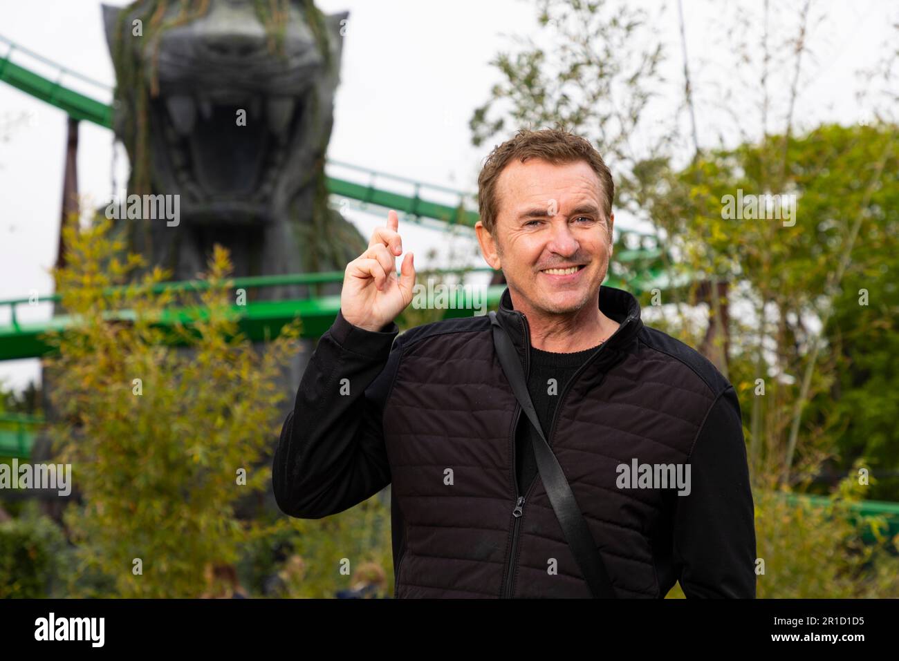 Shane Richie arriving for the launch of the new themed land, World of ...