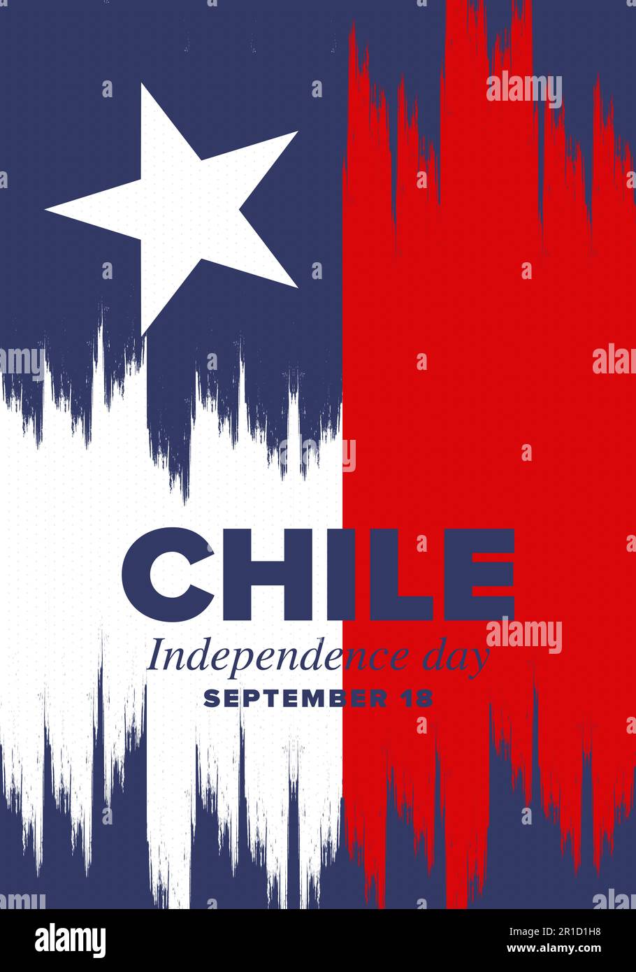 Chile Independence Day. Happy national holiday Fiestas Patrias. Freedom ...