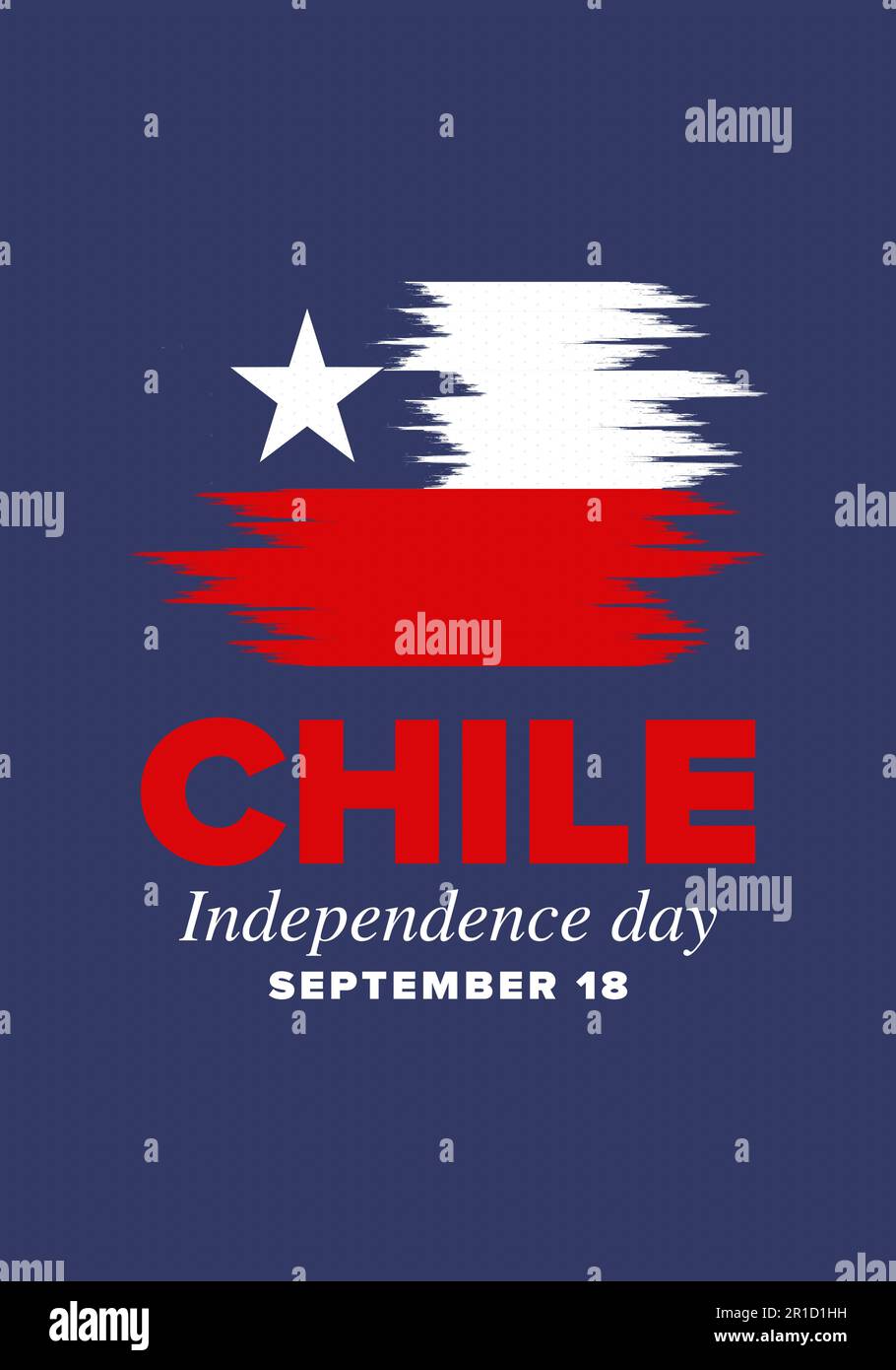 Chile Independence Day. Happy national holiday Fiestas Patrias. Freedom ...