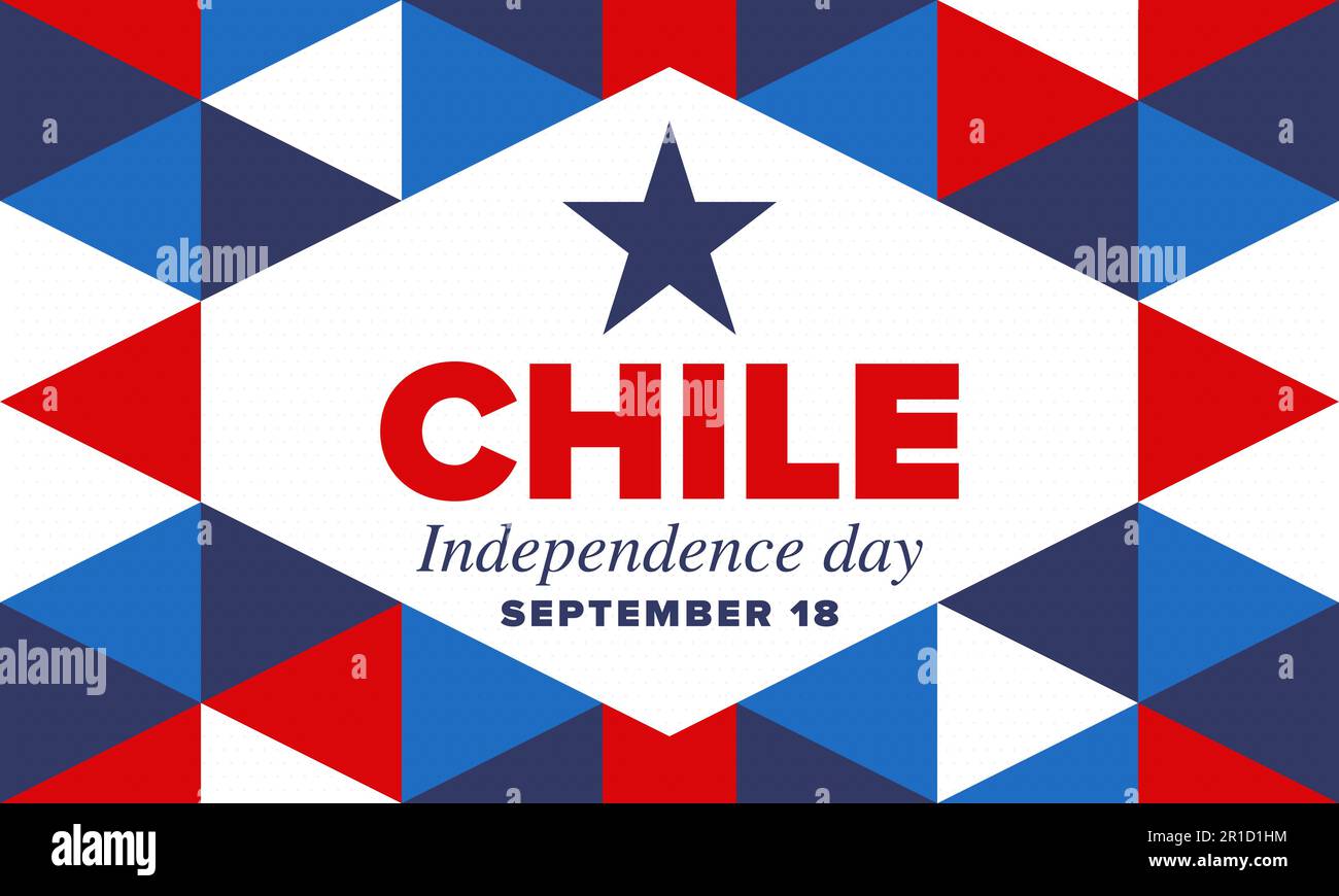 Chile Independence Day. Happy national holiday Fiestas Patrias. Freedom ...