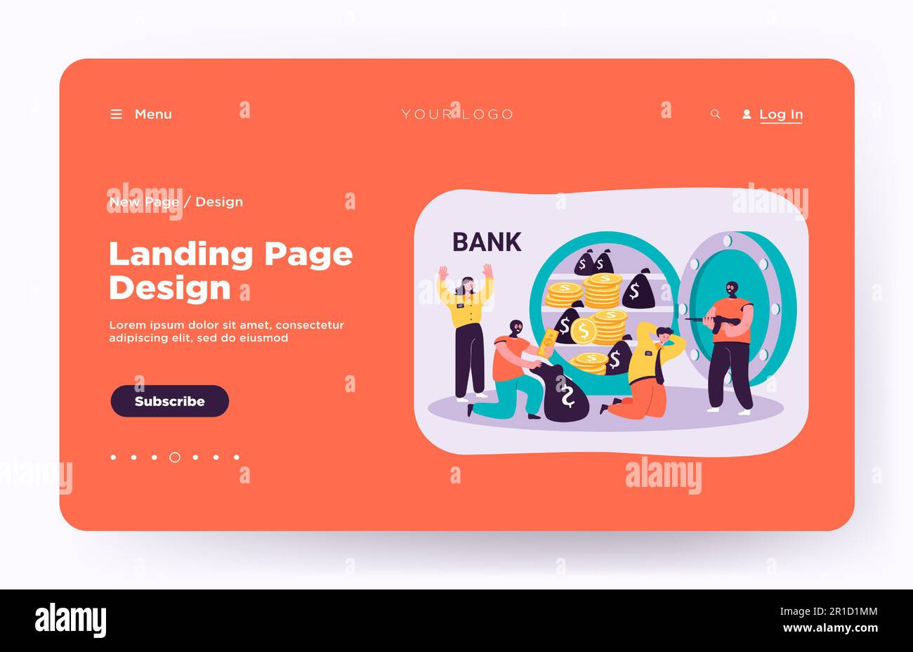 Banking thieves in masks threatening bank workers Stock Vector Image ...