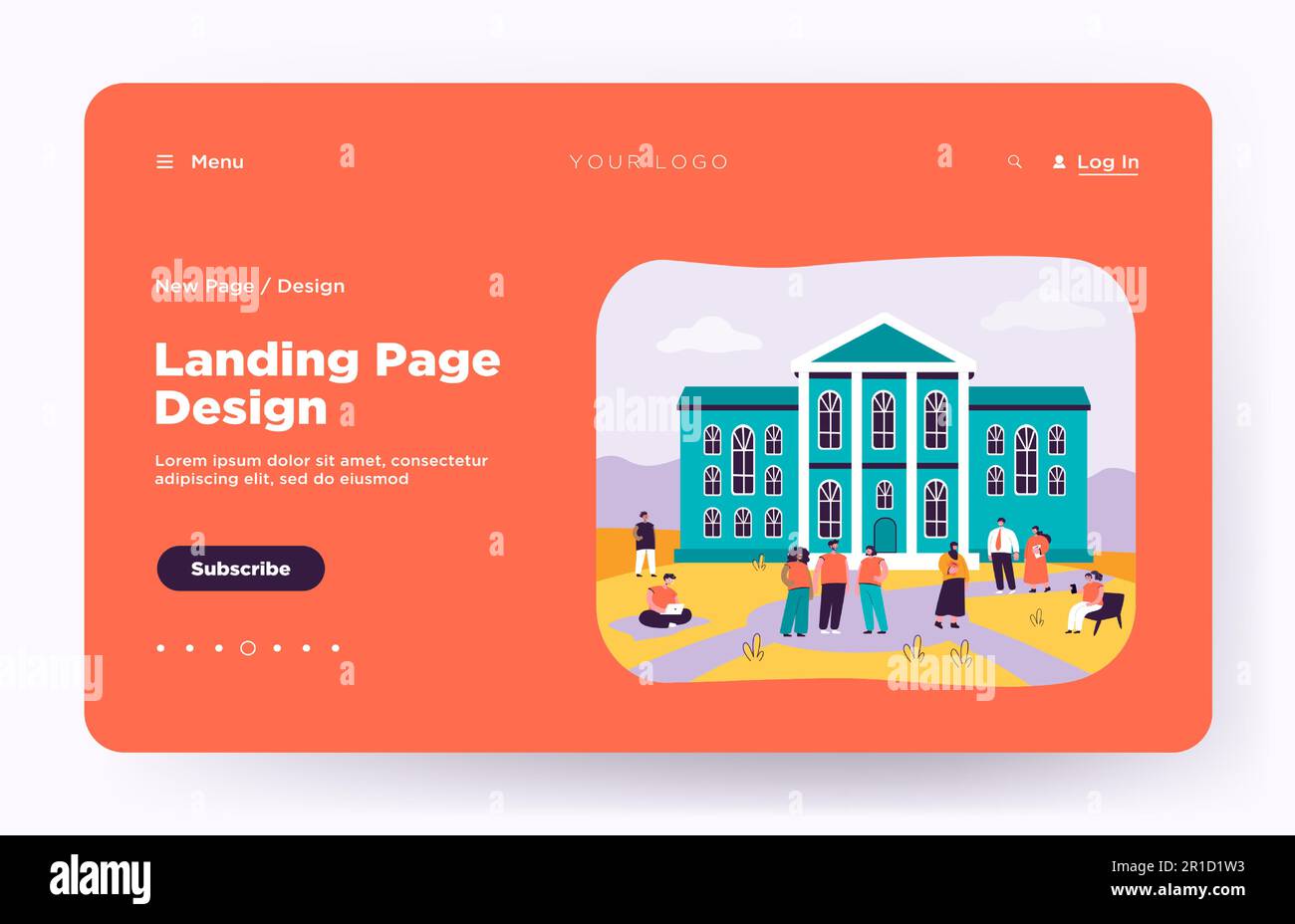 Community college students Stock Vector Images - Alamy