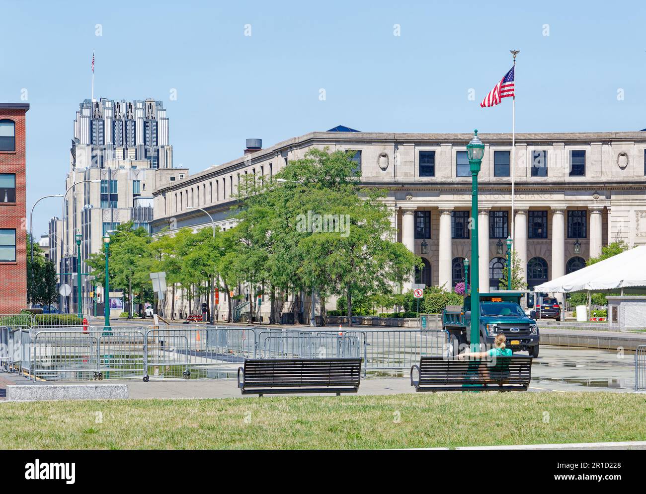 Clinton Exchange, built in 1928 as a post office and federal building ...