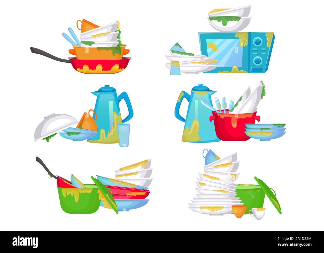 Dirty Microwave Clip Art