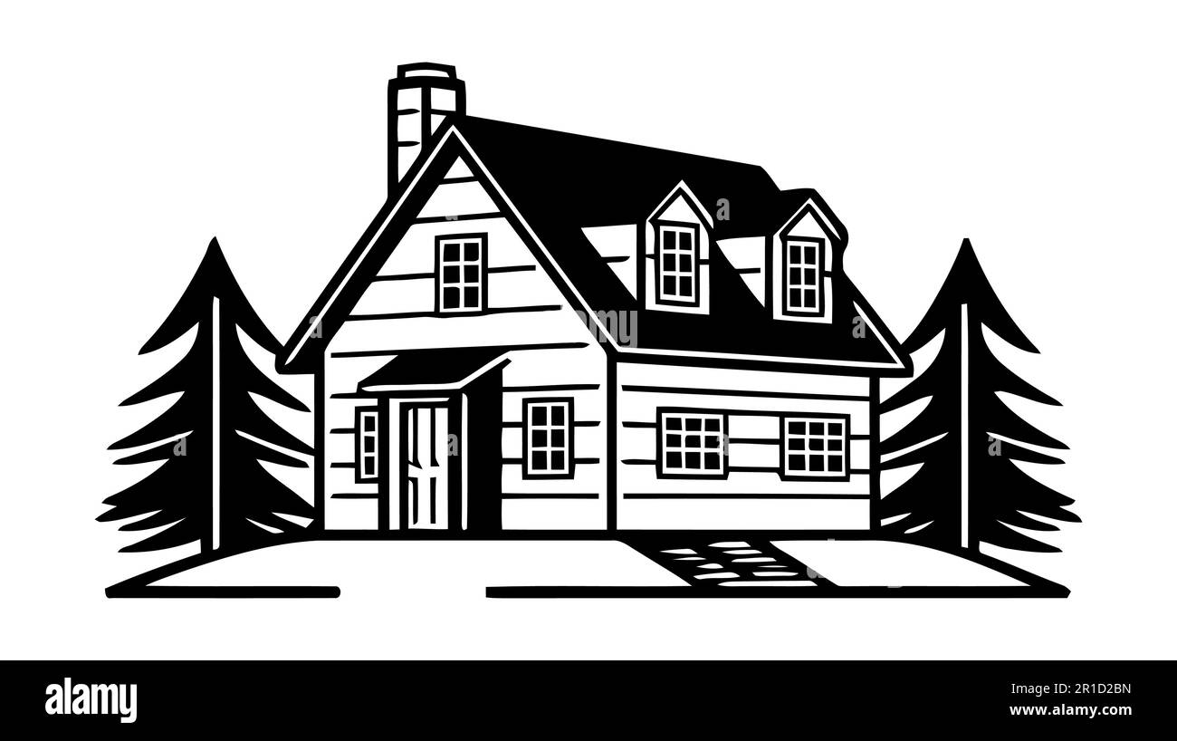 Home vector image. Vector illustration isolated on white background ...