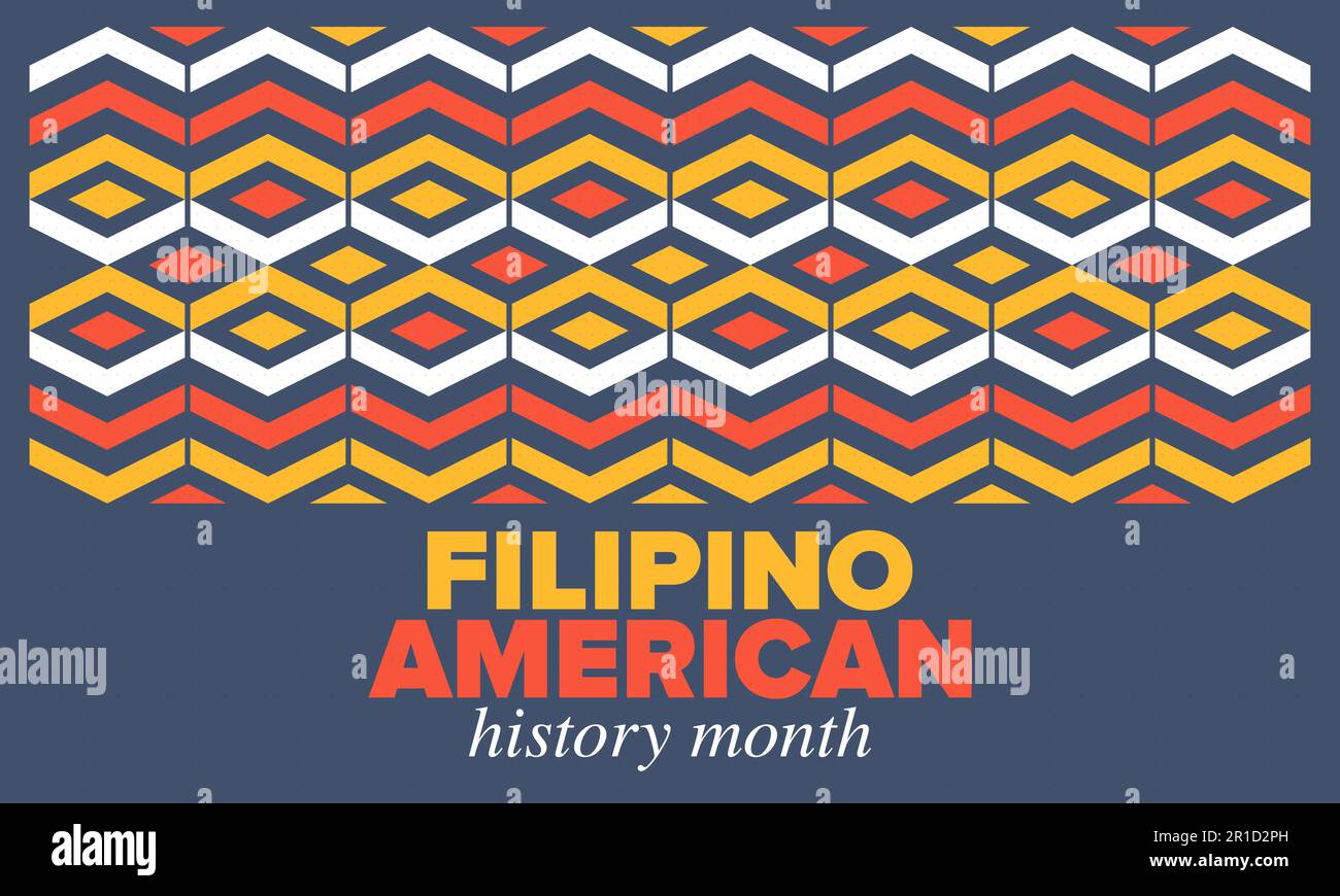Filipino American History Month. Happy holiday. Celebrate annual in ...