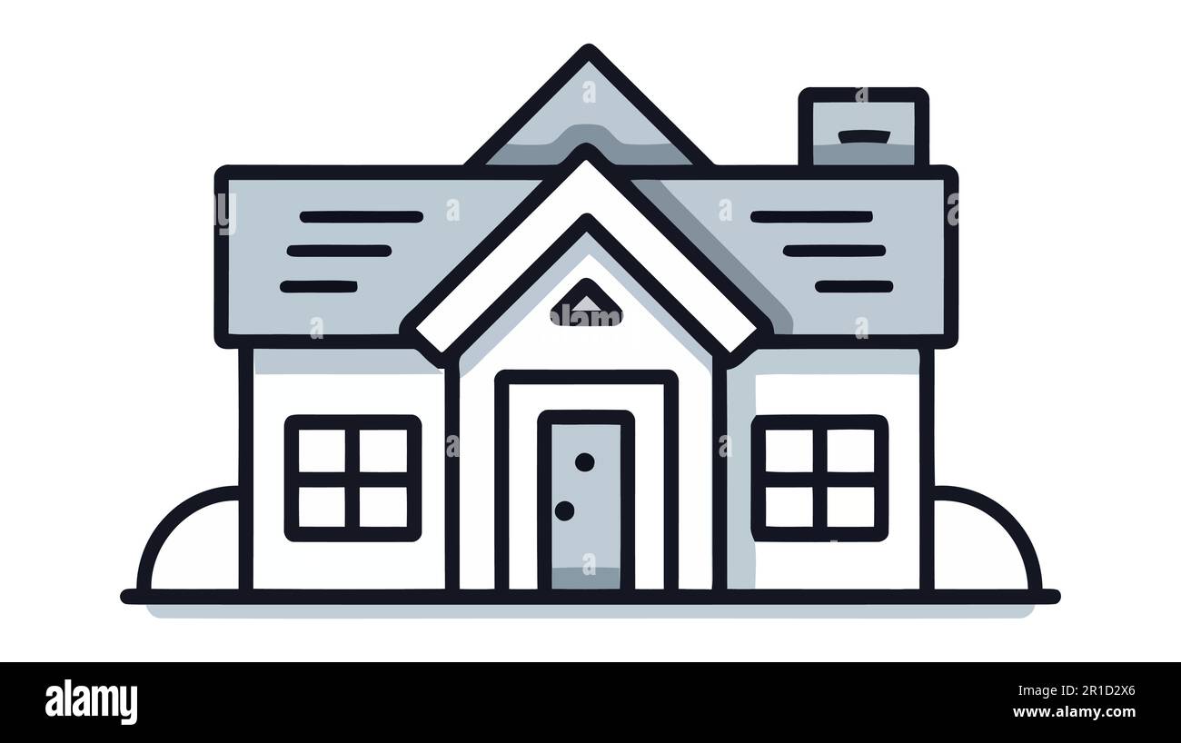 Home vector image. Vector illustration isolated on white background ...