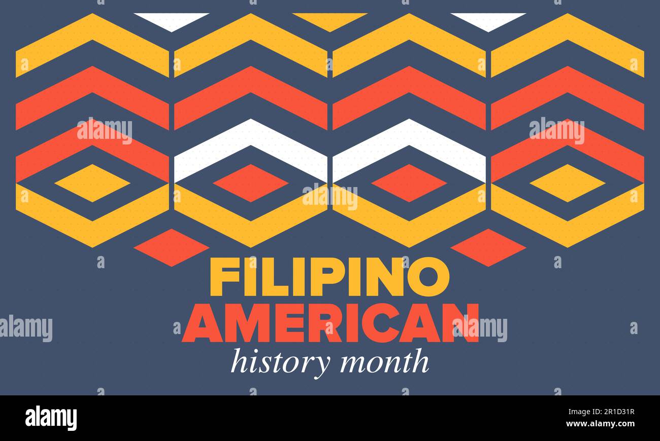 Filipino American History Month. Happy holiday. Celebrate annual in ...