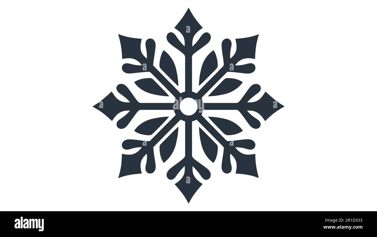 Snowflake icon, vector logo isolated on white background Stock Vector ...