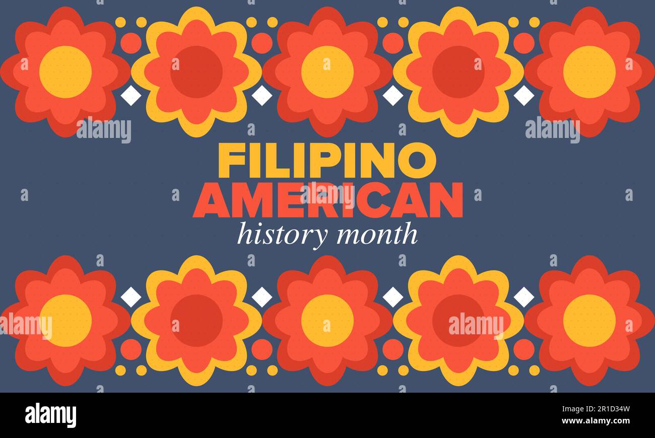 Filipino American History Month. Happy holiday. Celebrate annual in ...