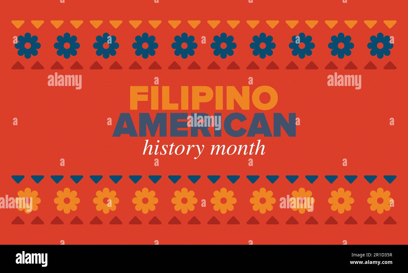 Filipino American History Month. Happy holiday. Celebrate annual in ...