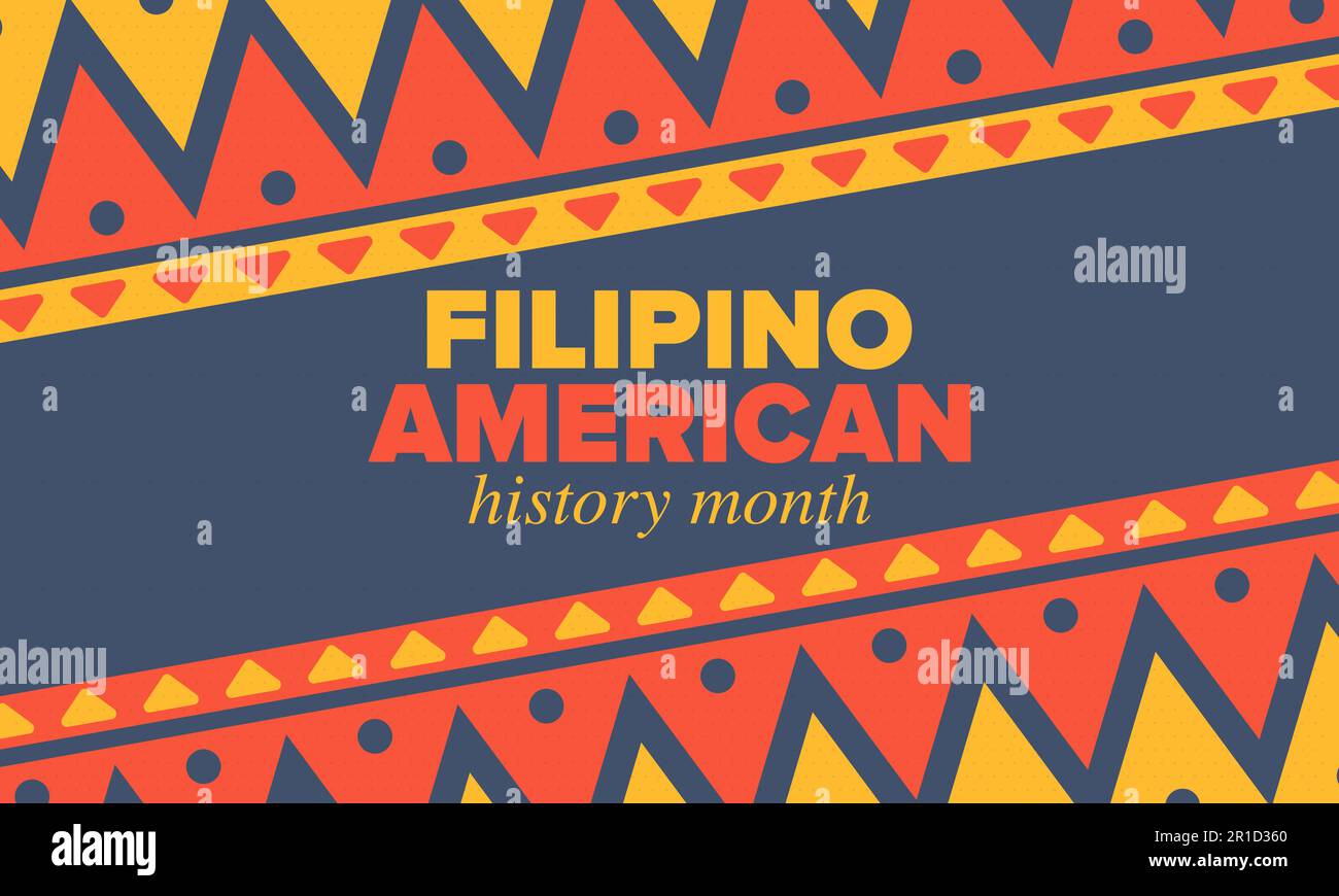 Filipino American History Month. Happy holiday. Celebrate annual in ...