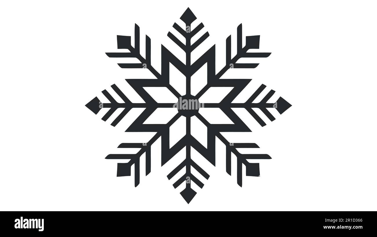 Snowflake icon, vector logo isolated on white background Stock Vector ...
