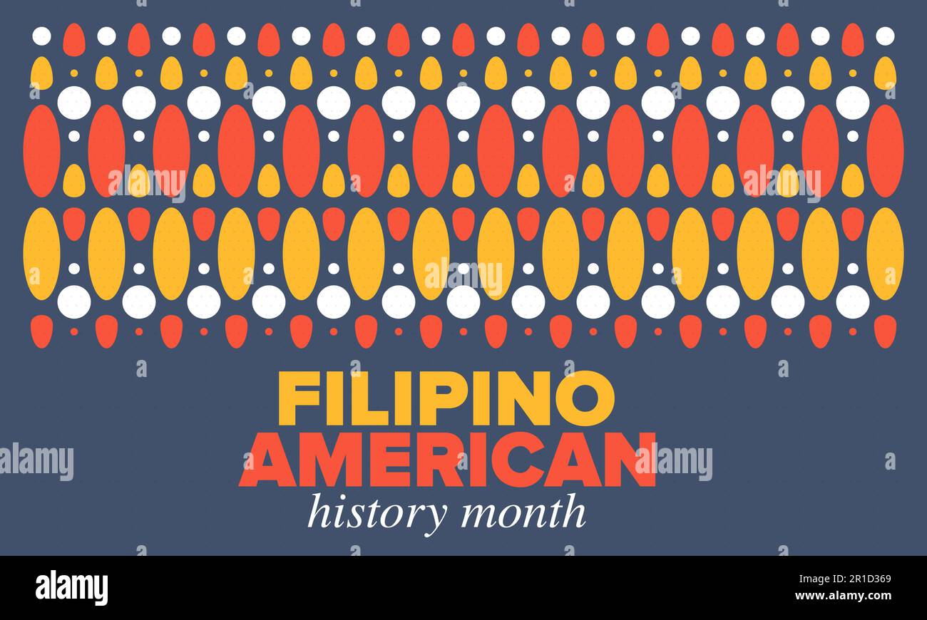 Filipino American History Month. Happy holiday. Celebrate annual in ...