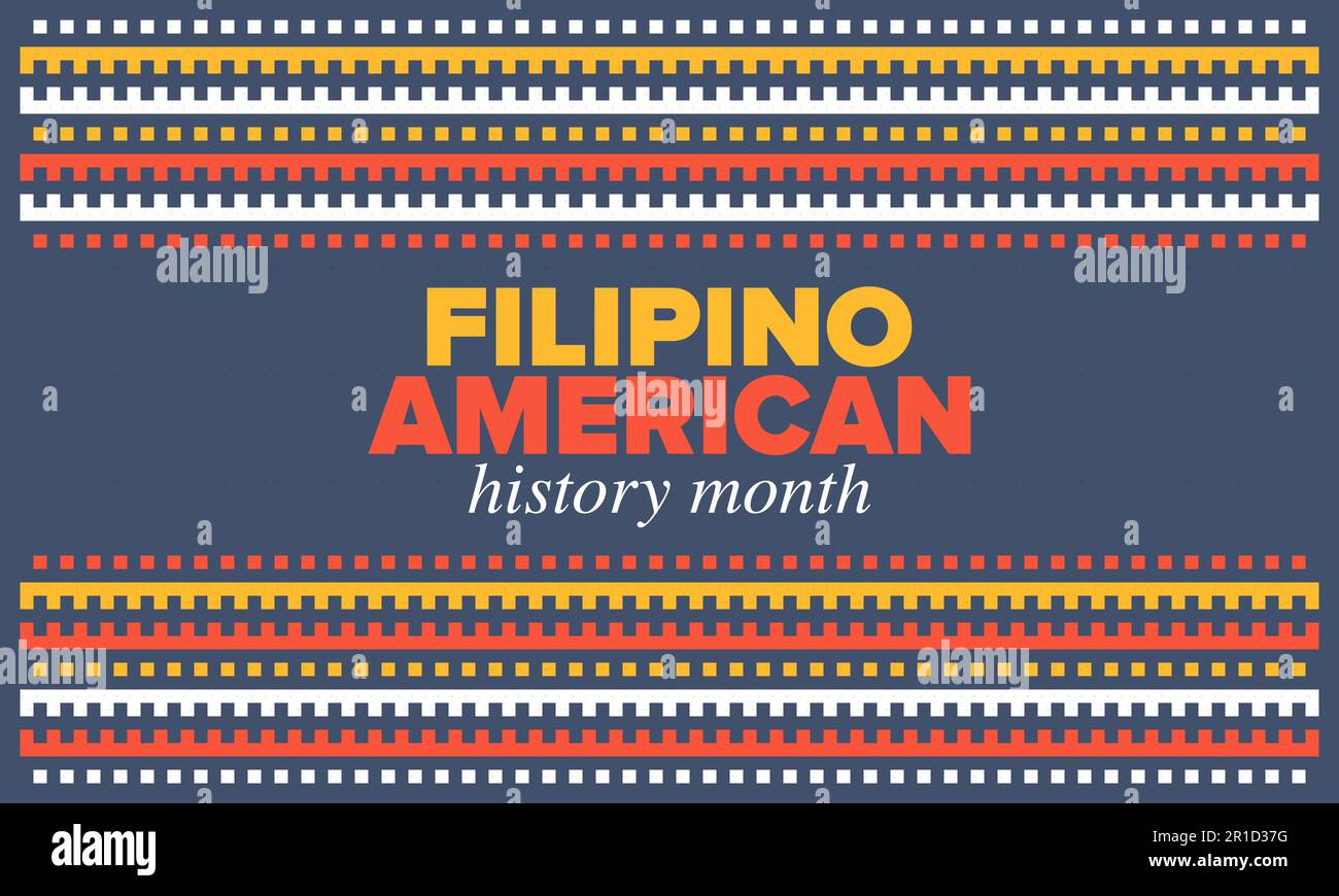 Filipino American History Month. Happy holiday. Celebrate annual in ...
