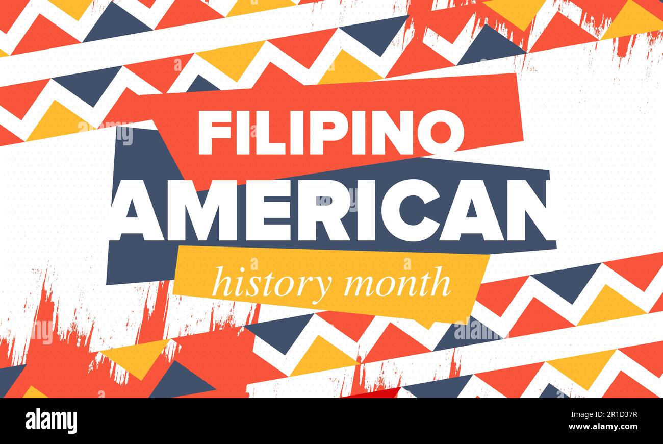 Filipino American History Month. Happy holiday. Celebrate annual in ...