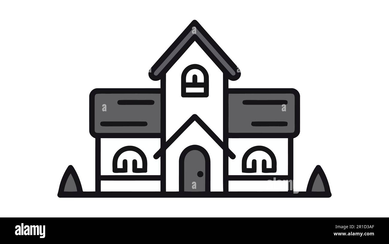 Home vector image. Vector illustration isolated on white background ...
