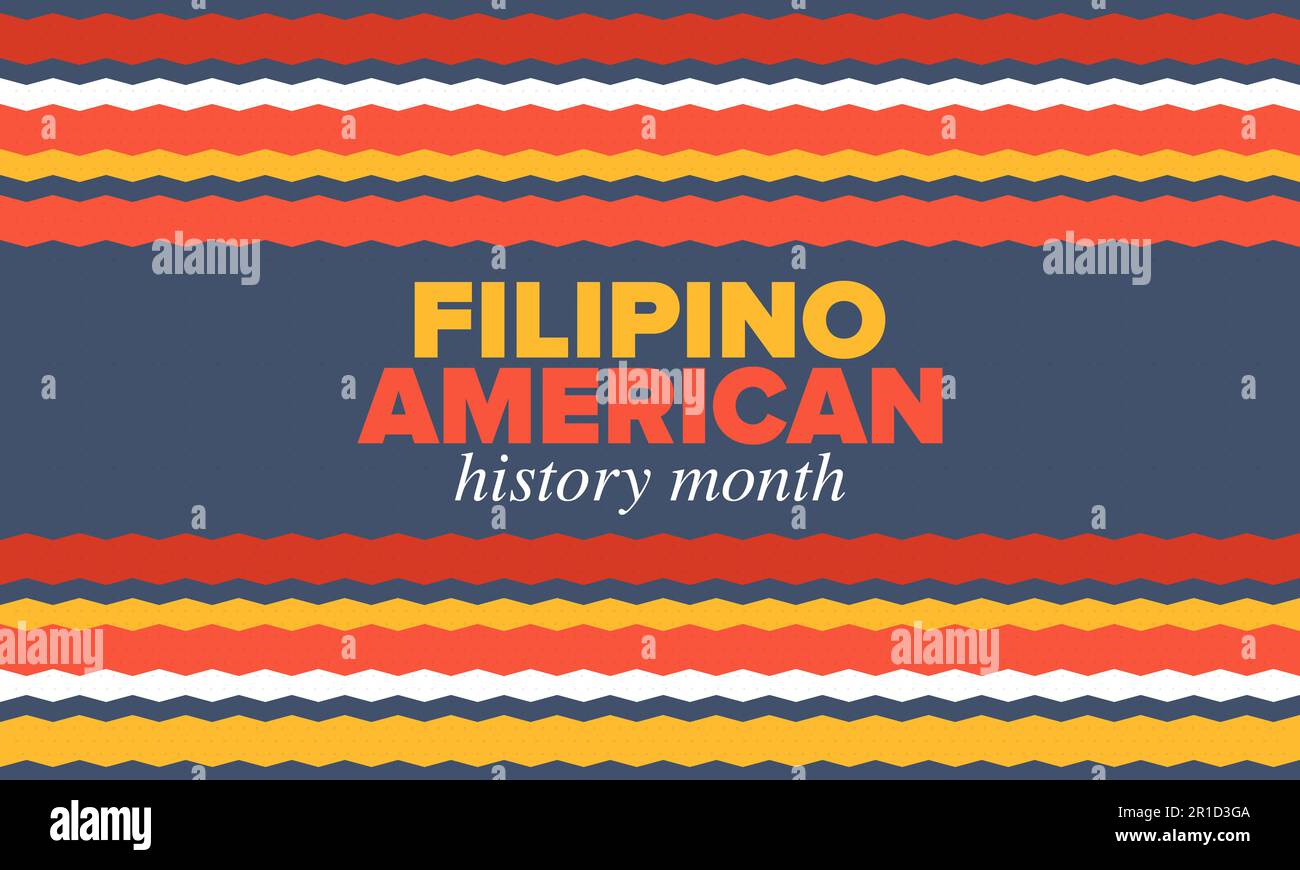 Filipino American History Month. Happy holiday. Celebrate annual in ...
